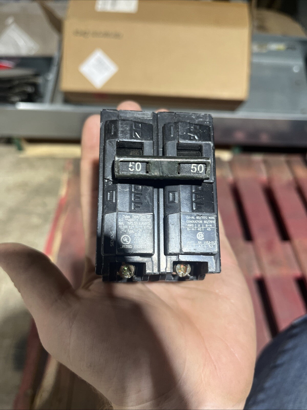 Siemens Q250 50Amp 2 Pole 240Volt Circuit Breaker – Energy Power ...