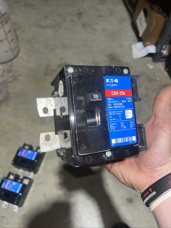 Used Eaton CSR2200N Type CSR Standard Circuit Breaker - Black (A ...