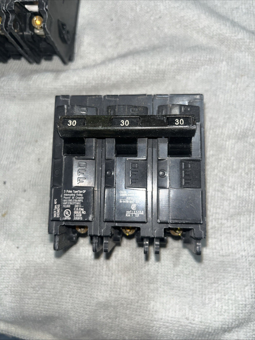 Siemens Q330 Circuit Breaker - Black (A) – Energy Power Systems LLC