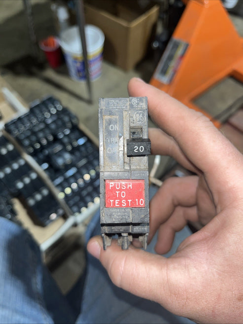 GE THQL1120GF 20 Amp 1 Pole 120V GFCI THQL1120GFT Used – Energy Power ...