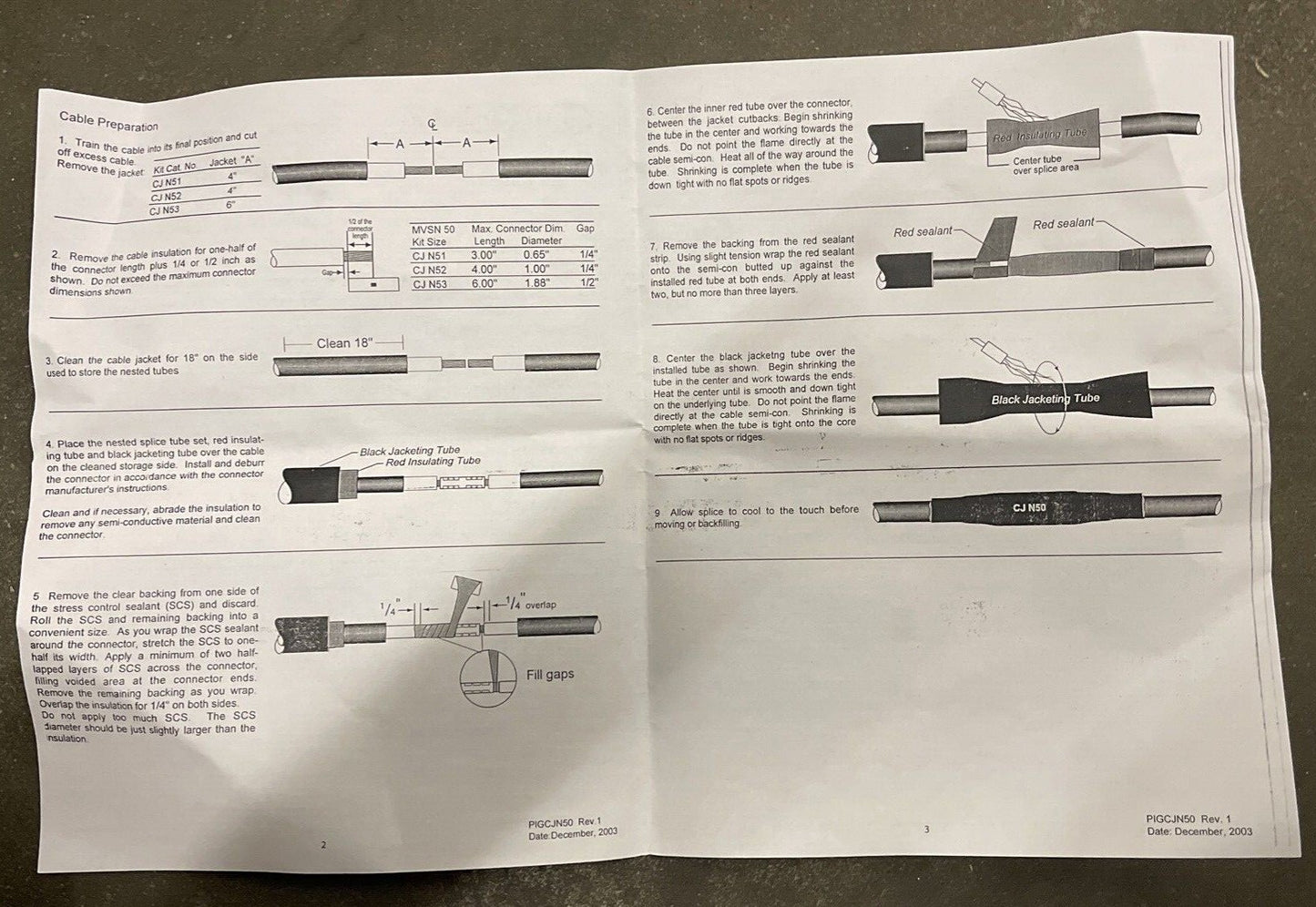 DSGCANUSA, P176CJN53, 1/C, 58 kV SPLICE FOR XLP/EPR NONSHIELDED POWER ...