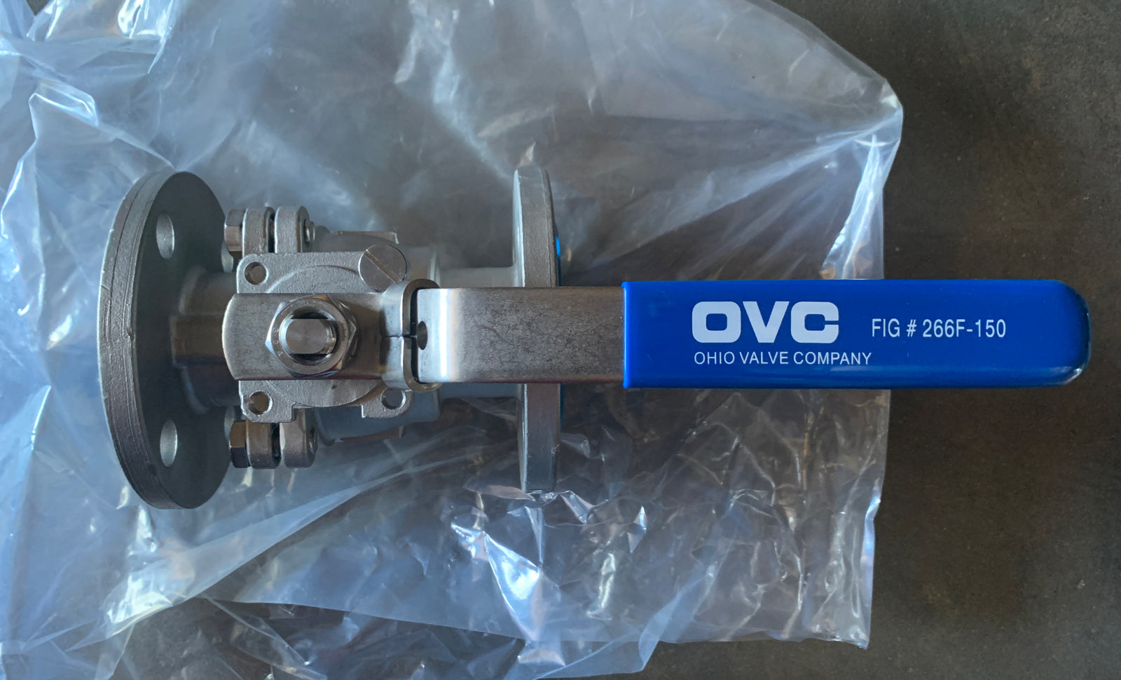 OHV 2” 266F150 BALL VALVE, CF8M,#150, 316 STAINLESS STEEL, FLANGED END ...
